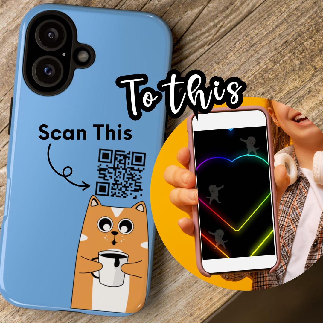 Busted! Puppy Dance | Funny QR Code Message | QR Code | Digital ...