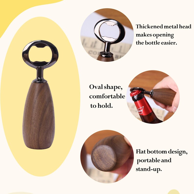 Valentines Day Custom Engraved Wooden Bottle Opener–personalized ...