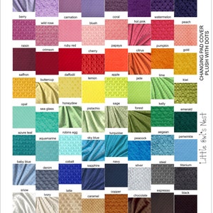 Sky Blue Changing Pad Cover - Etsy