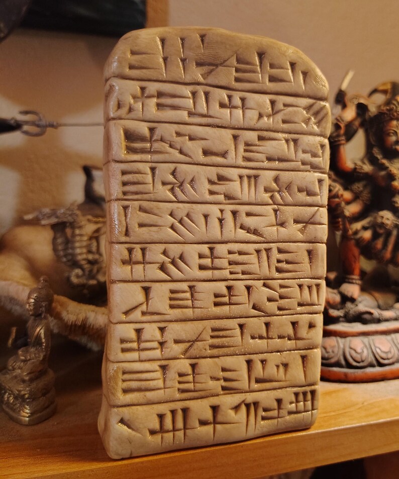 Museum Quality Sumerian / Assyrian Cuneiform Baked Clay Tablet ...