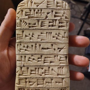 Museum Quality Sumerian / Assyrian Cuneiform Baked Clay Tablet ...