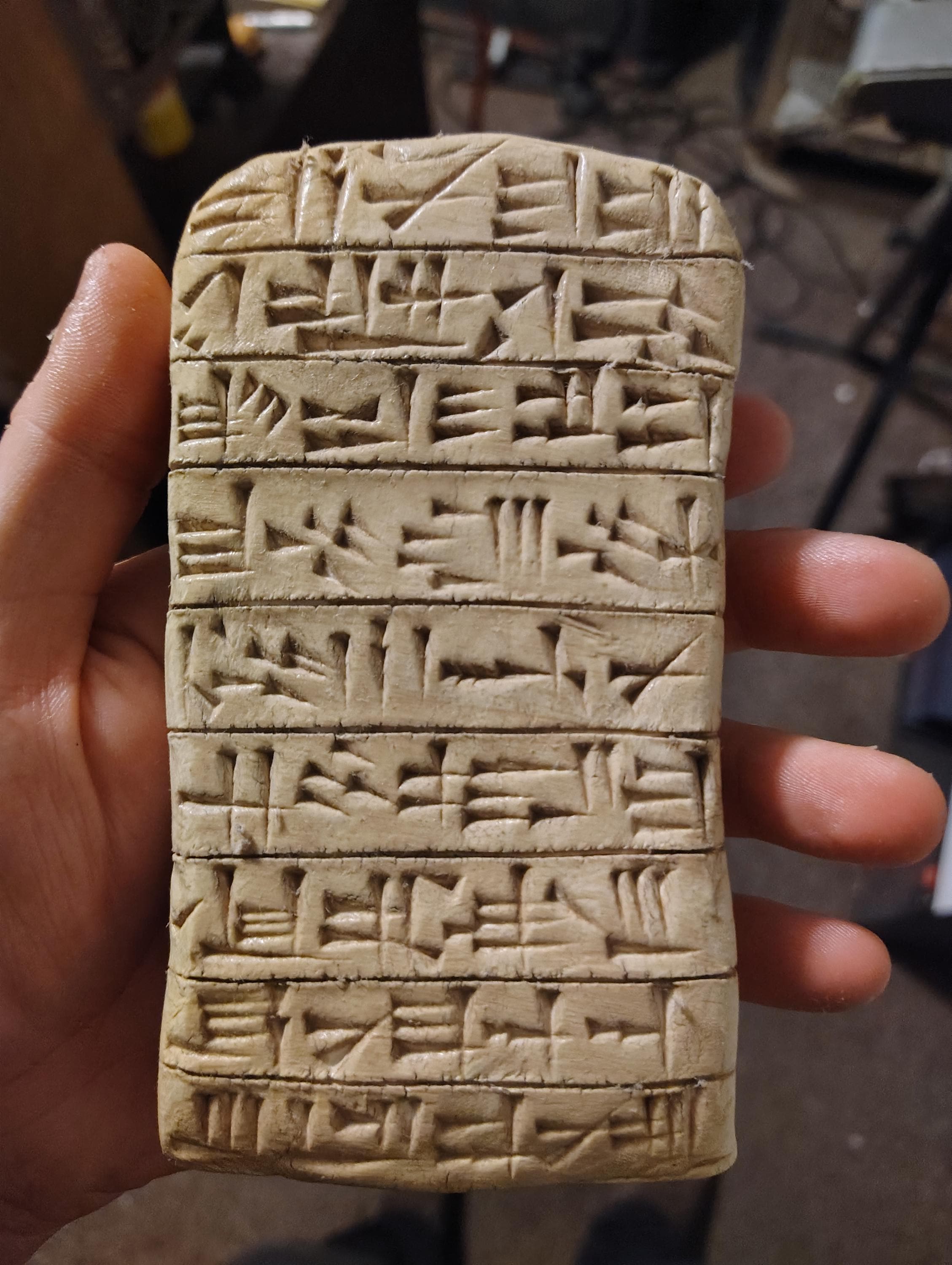 Museum Quality Sumerian / Assyrian Cuneiform Baked Clay Tablet ...