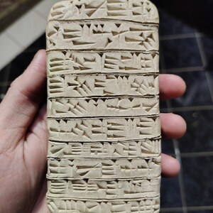 Museum Quality Sumerian / Assyrian Cuneiform Baked Clay Tablet ...