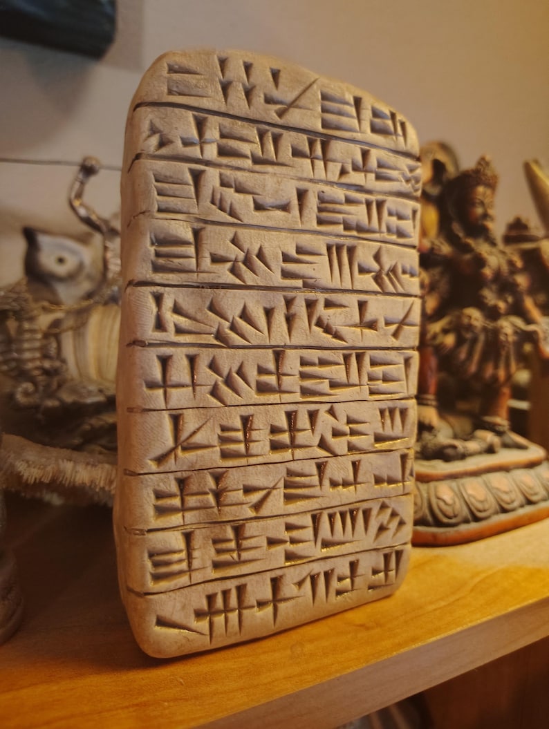Museum Quality Sumerian / Assyrian Cuneiform Baked Clay Tablet ...
