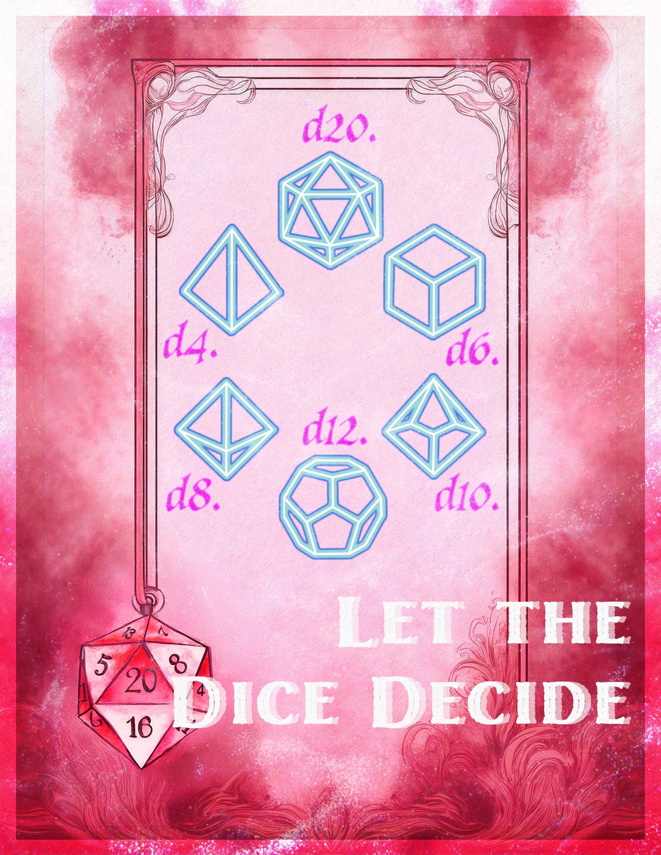 TTRPG Polyhedral Dice Cheat Sheet, Printable for New Dnd Players or RPG ...