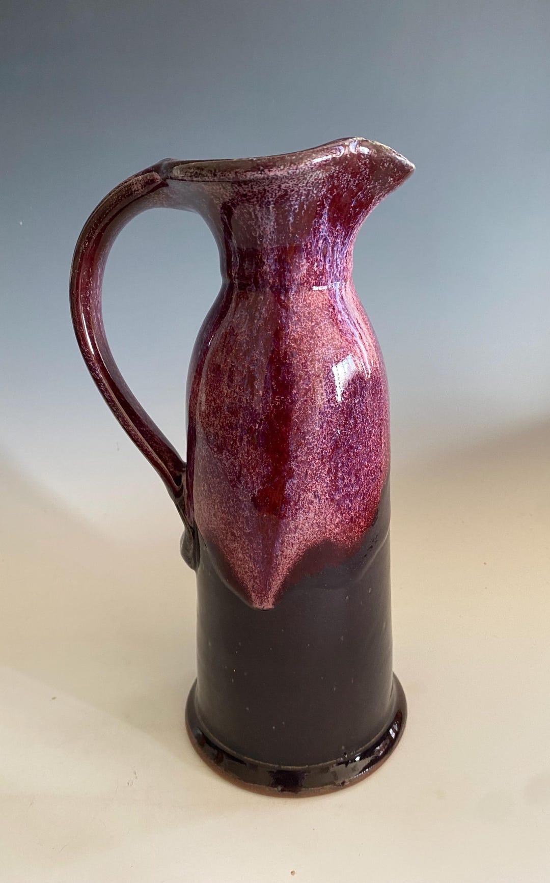 Pottery Pitcher; Handmade Pitcher; Pottery Vase - Etsy