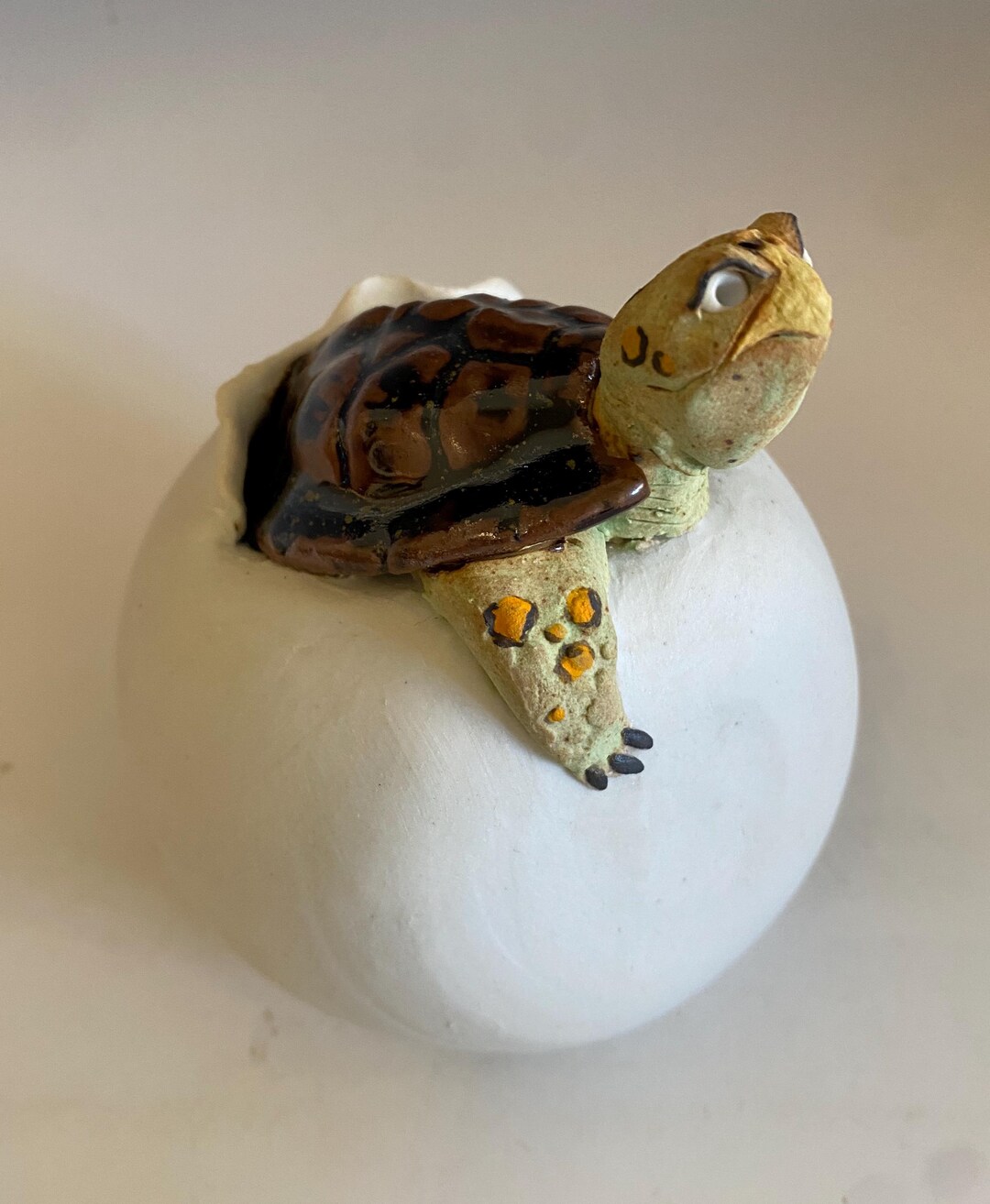 Pottery Sea Turtle Turtle Sculpture Sea Turtle - Etsy