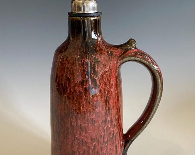 Handmade Olive Oil Cruet; Pottery Oil Container; EVOO Server - Etsy