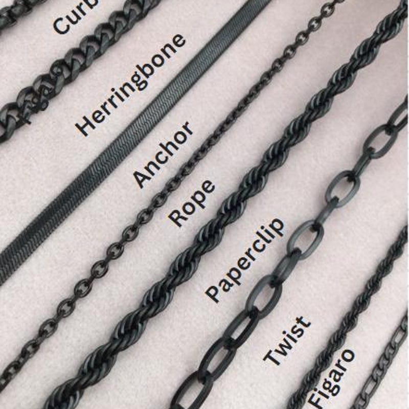 Dog Tag Chain Choker - Etsy UK