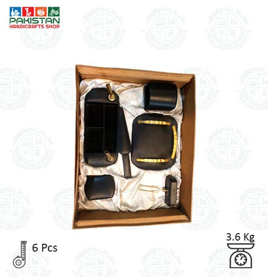 Leather Office Set - Etsy