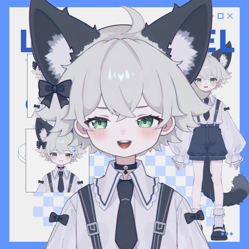 Cat Vtuber Model - Etsy