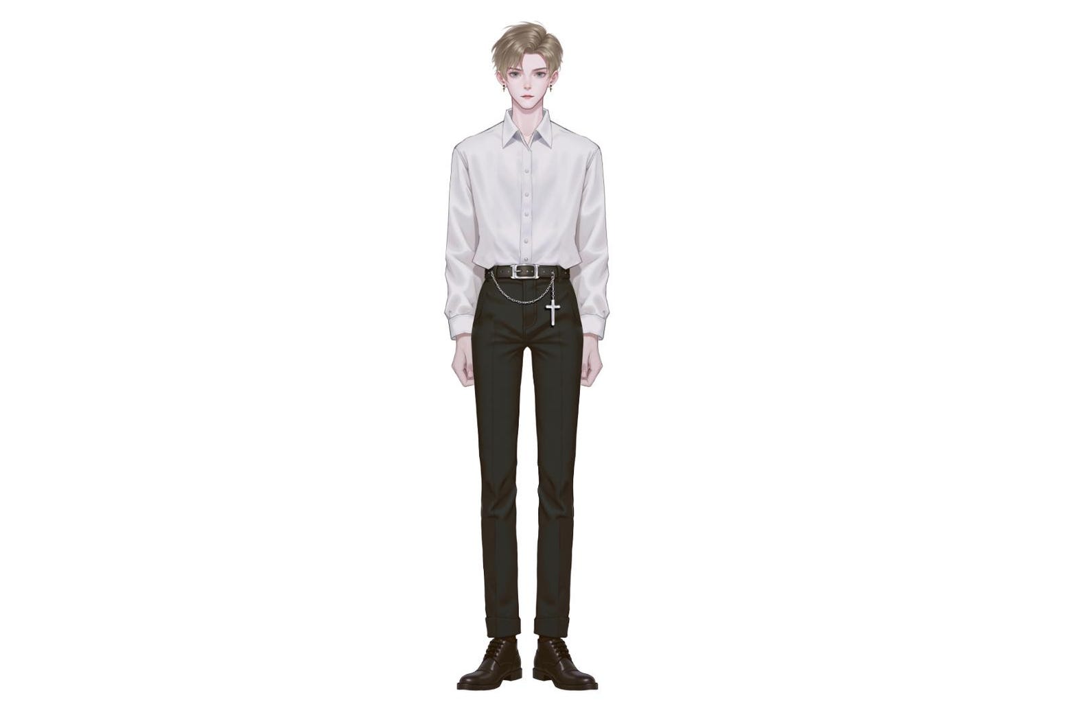 Live2d Model: Blond Hair Boy –vtuber Model FULLY RIGGED - Ready to Use ...