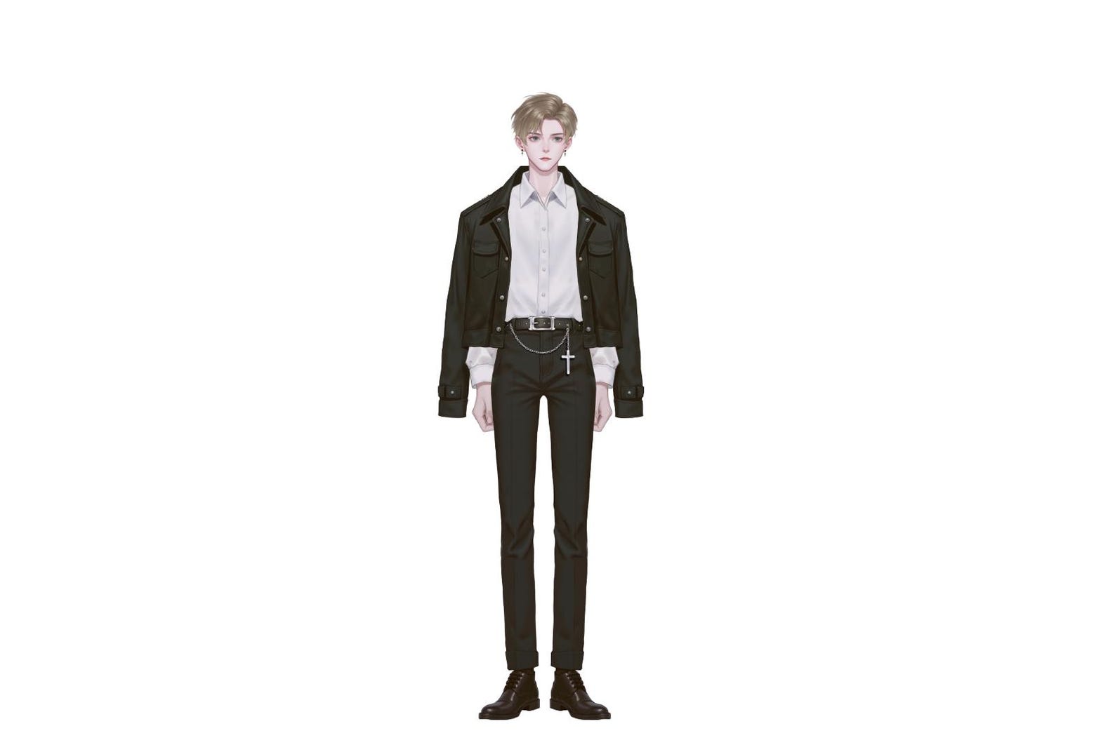 Live2d Model: Blond Hair Boy –vtuber Model FULLY RIGGED - Ready to Use ...