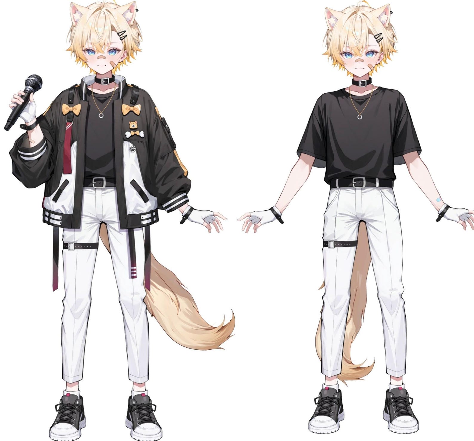 Live2d Model: Orange Cat Boy – Vtuber Model FULLY RIGGED - Ready to Use ...