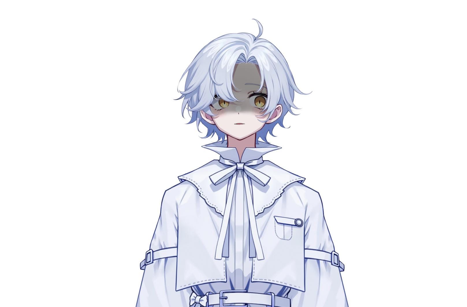 Live2d Model: White Hair Angel Boy vtuber Model FULLY RIGGED Ready to ...