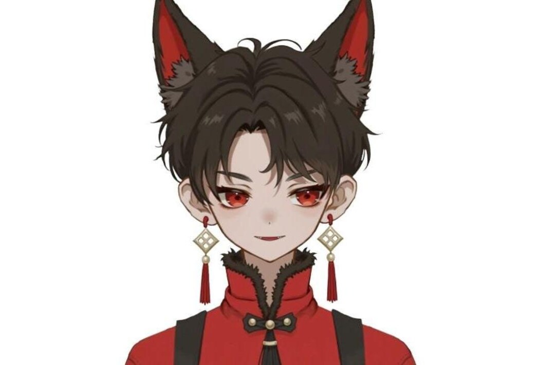 Live2d Model: Little Wolf Boy –vtuber Model FULLY RIGGED - Ready to Use ...