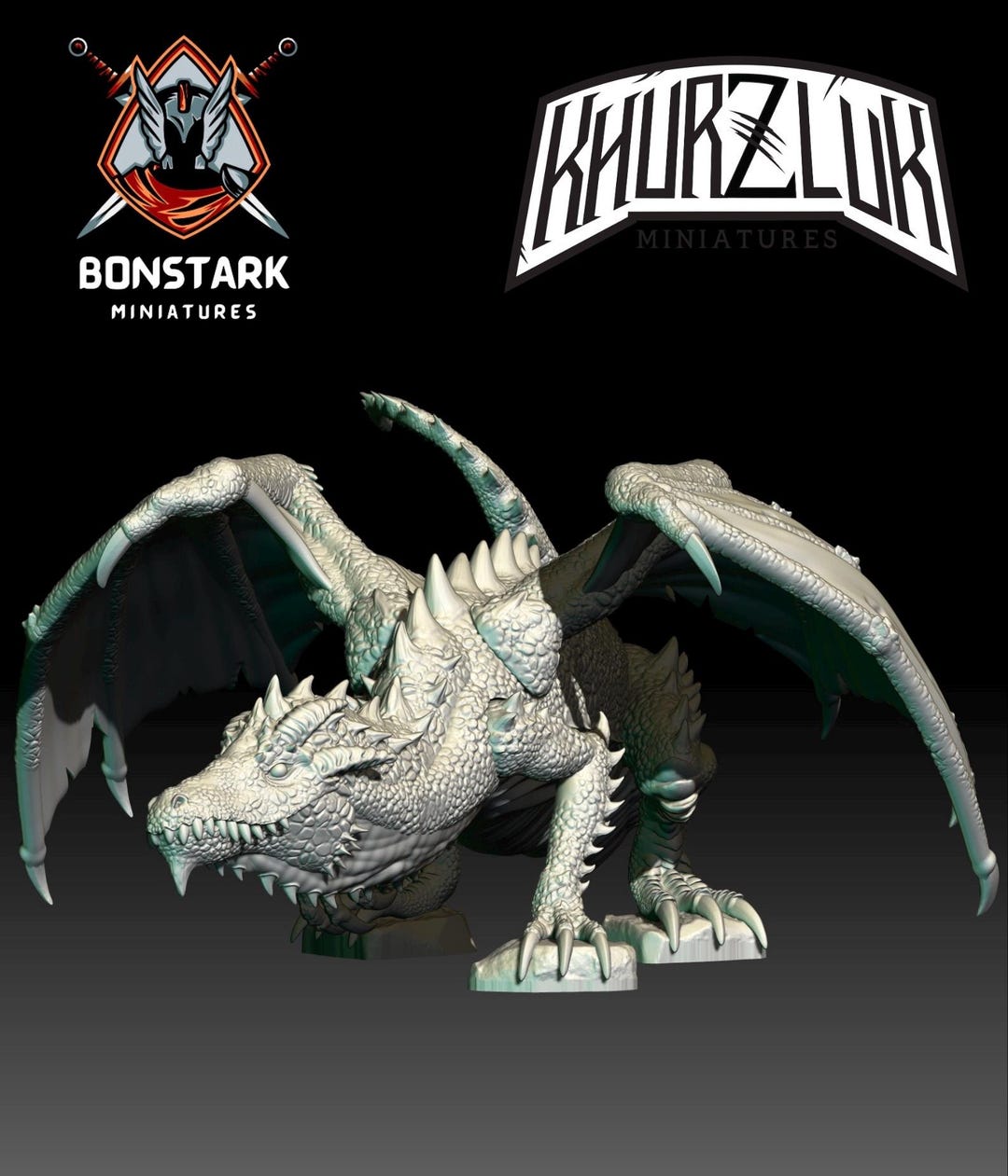 Dragon | Drake | Creatures of the North | 28mm | Tabletop | Roleplaying ...