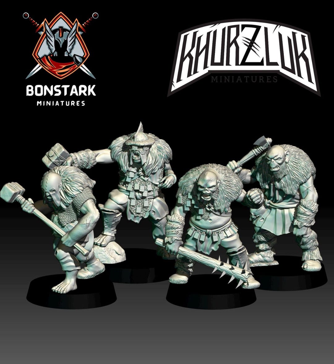 Troll Men | Half Trolls | Wildling Kingdom | Northen Kingdoms | 28mm ...