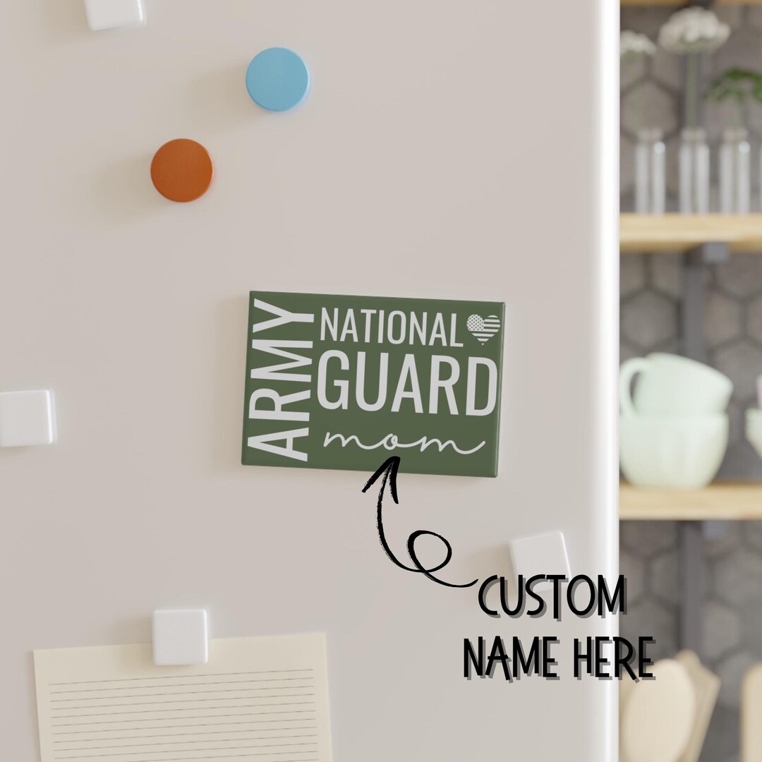 Custom Army National Guard Magnet, Army Fridge Magnet, Army National ...