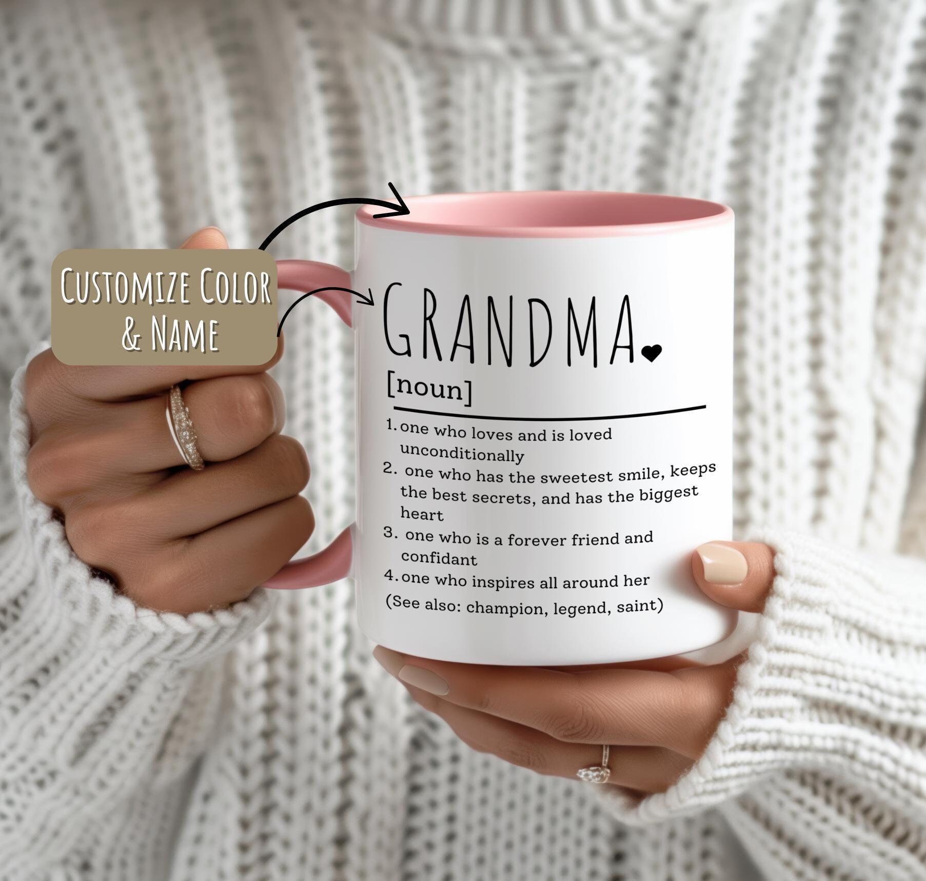 Custom Grandma Definition Mug Grandma Meaning Teacup Mothers Day Gift ...