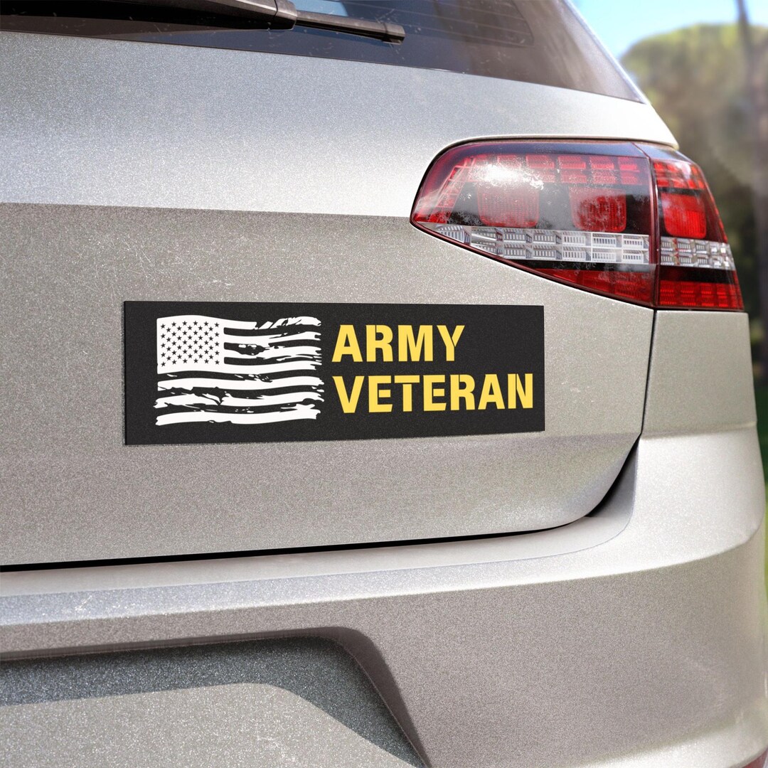 Army Veteran Car Magnet Army Christmas Gift Army Car Magnet Military ...