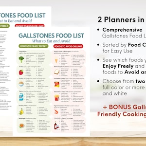 Gallstones Food List | Foods to Eat and Avoid | Cholelithiasis Diet ...