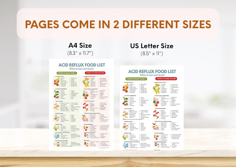 GERD Diet Food List - GERD Food Chart & Meal Plan - Help for Acid ...