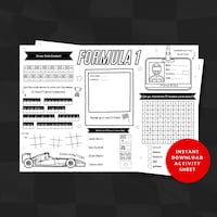 Formula 1 Embroidery PATTERN | PDF Embroidery Pattern | F1 | Racing ...