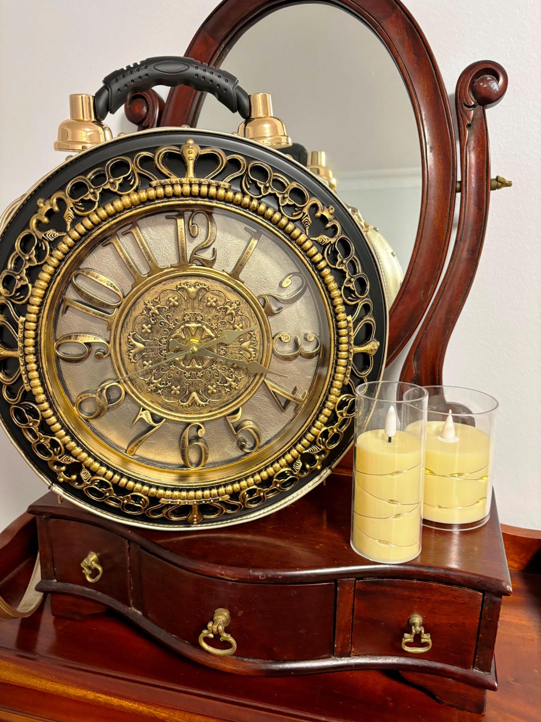 Hand Bag | Retro Time Clock | Boho | Fancy | Stylish | Trendy | Working ...