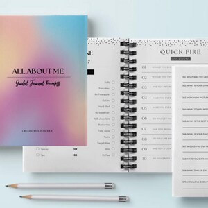 1200 Guided Journal Prompts: All About Me - Etsy