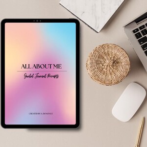 1200 Guided Journal Prompts: All About Me - Etsy