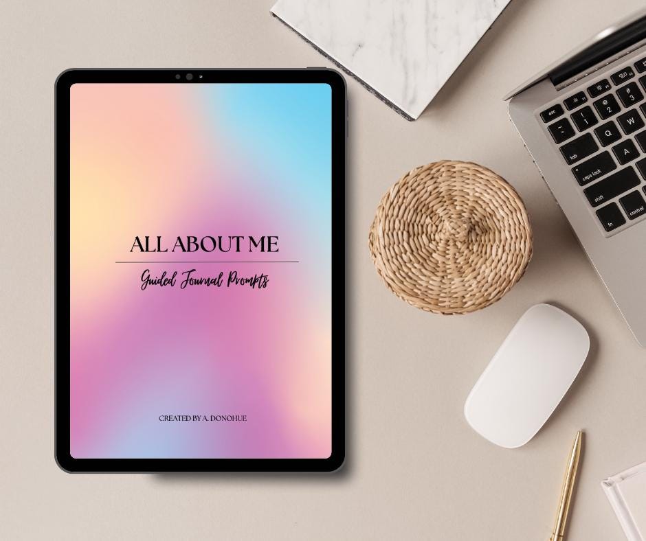 1200 Guided Journal Prompts: All About Me - Etsy