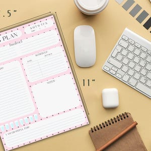 Dots Printable Daily Planner, Today's to Do List, Priorities, Schedule ...