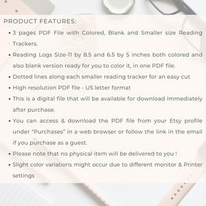 Printable Reading Tracker Coloring Book Log PDF File Digital Download ...