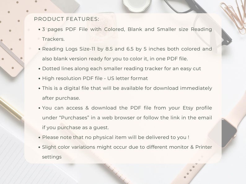 Printable Reading Tracker Coloring Book Log PDF File Digital Download ...