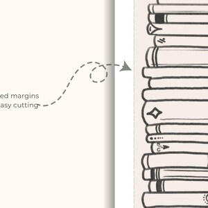 Book Reading Tracker Colorable Printable Bookmarks | 4 Designs - 1 PDF ...