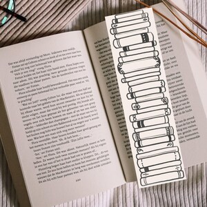 Book Reading Tracker Colorable Printable Bookmarks | 4 Designs - 1 PDF ...