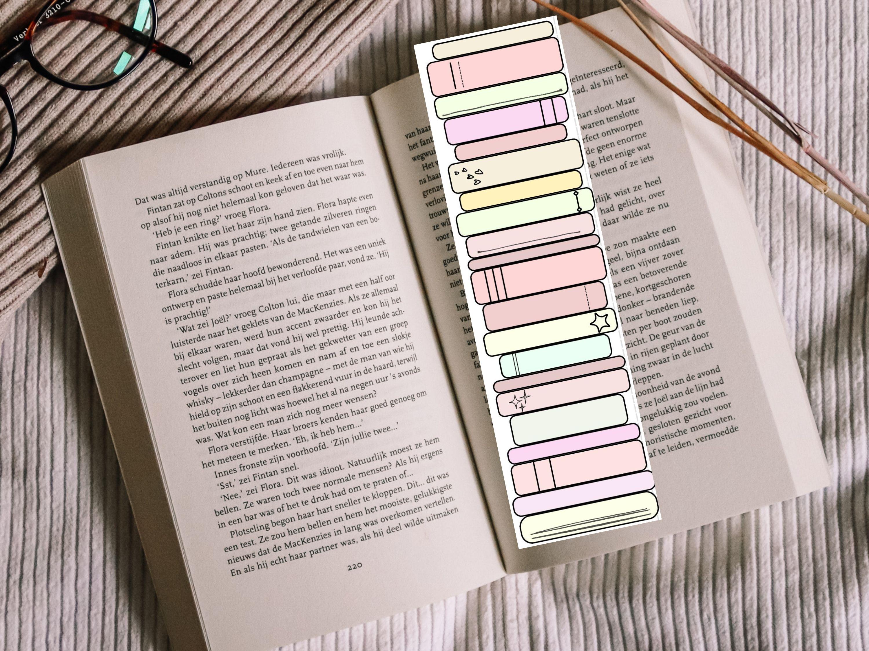 Book Reading Tracker Printable Bookmarks | 4 Designs in 1 PDF Digital ...