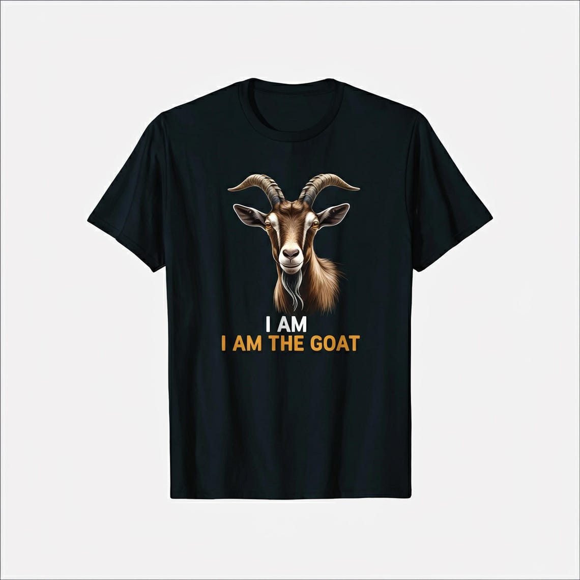 Funny T-shirt PNG Be the Goat, Mans T Shirt - PNG - Very High ...