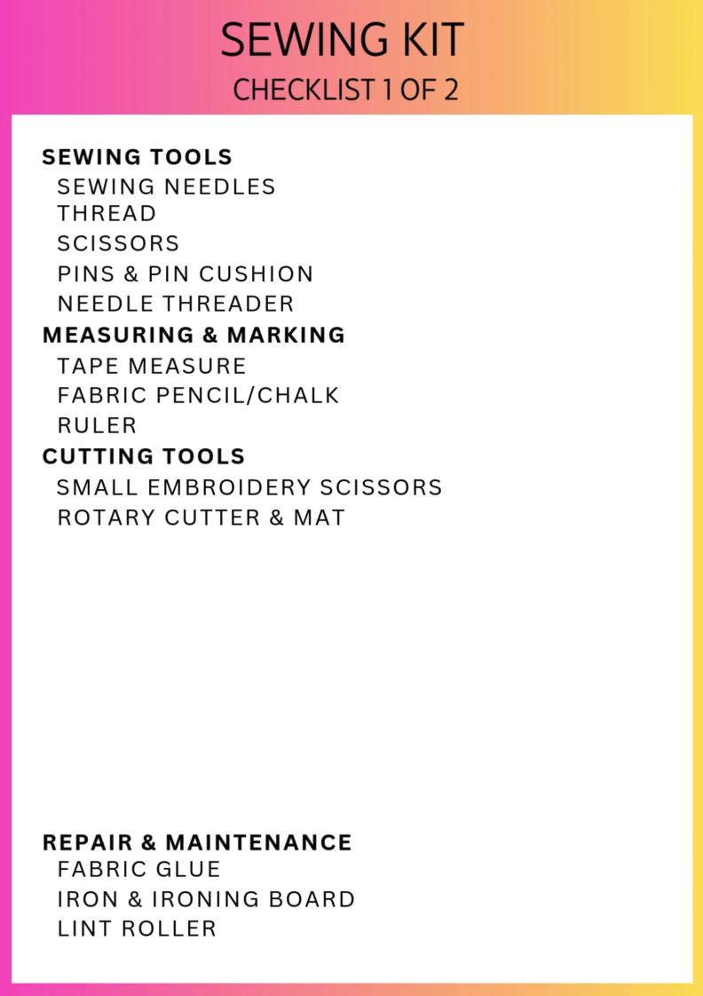 Checklist Pack | Checklist Template | Travel Checklist | Handy ...