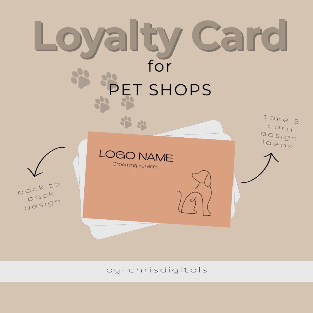 Loyalty Card Template, Loyalty Cards, Editable Cards, Business Cards ...