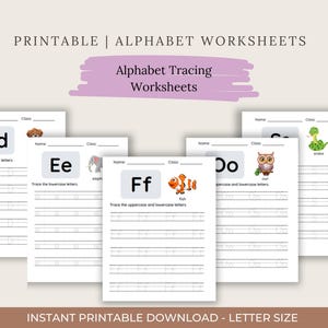 Handwriting Practice Sheet for Kids | Alphabet Tracing Worksheets ...