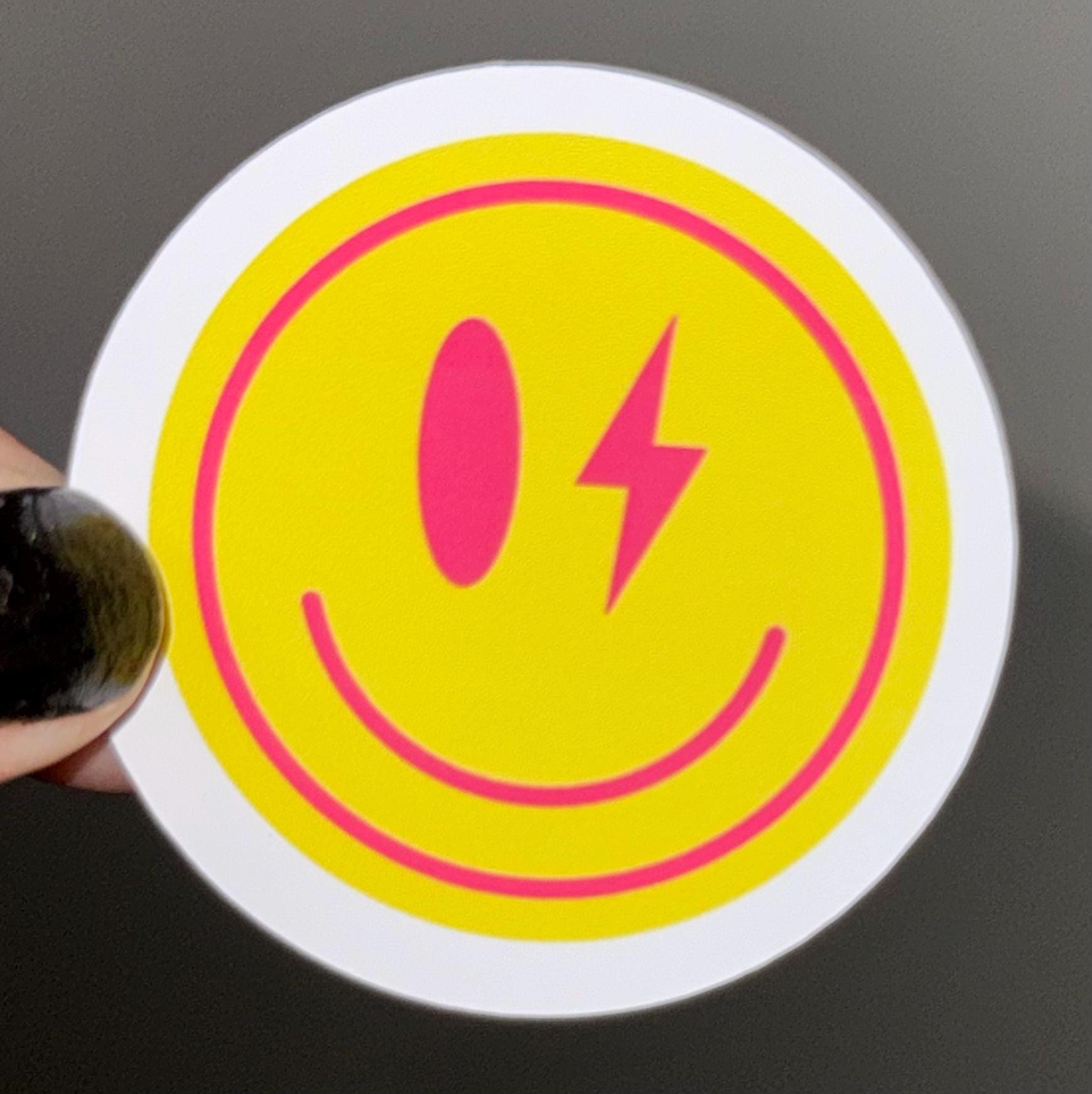 Smiley Face Custom Stickers - Etsy