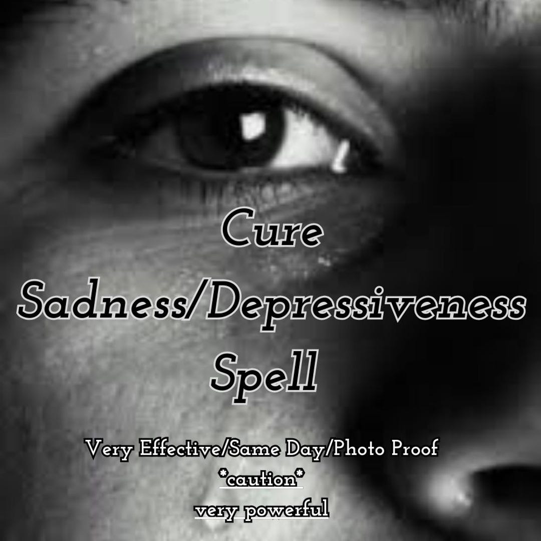 Sadness and Depressivness Spell Stress Spell, Anxiety Relief ...