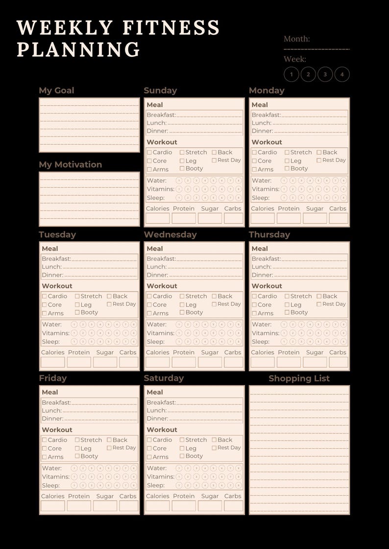 Workout & Cardio Program Tracker Spreadsheet for Google Sheets Workout Progressive Overload ...