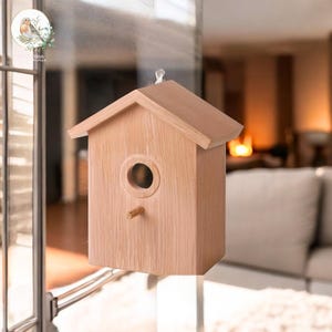 Wooden Window Bird House, Acrylic Viewing, Outdoor Hanging Feeder - Etsy