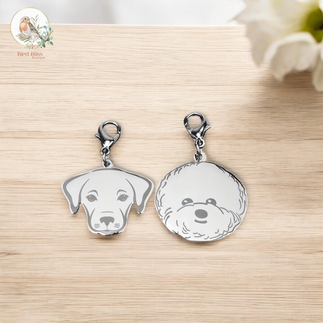 Personalized Engraved Dog ID Tag, Stainless Steel & Silicone, Custom ...