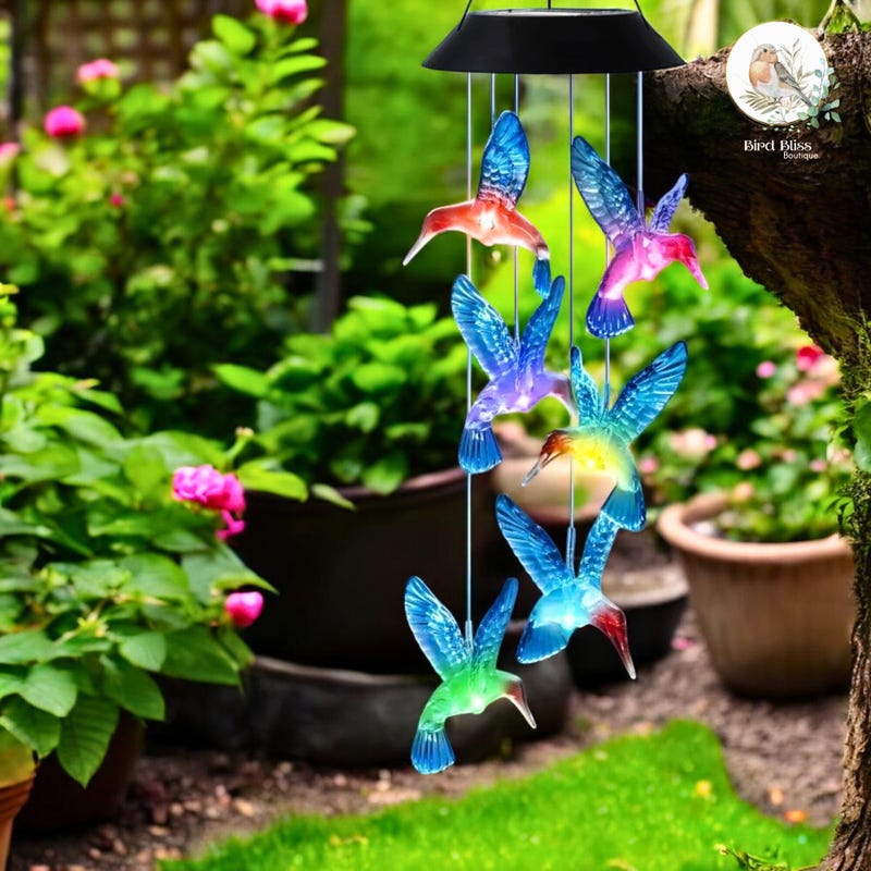 Hummingbird Wind Chimes - Etsy