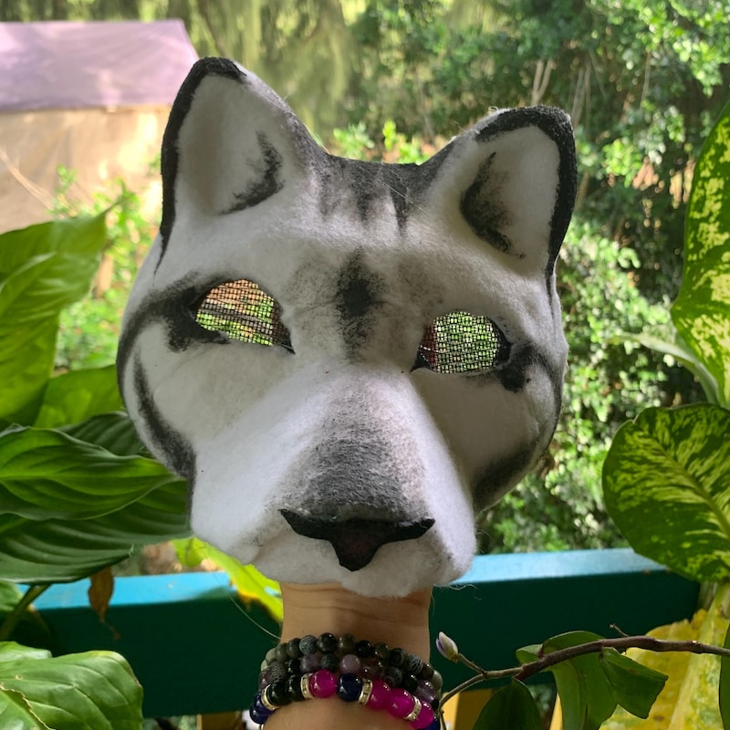 Arctic Fox Therian Mask - Etsy