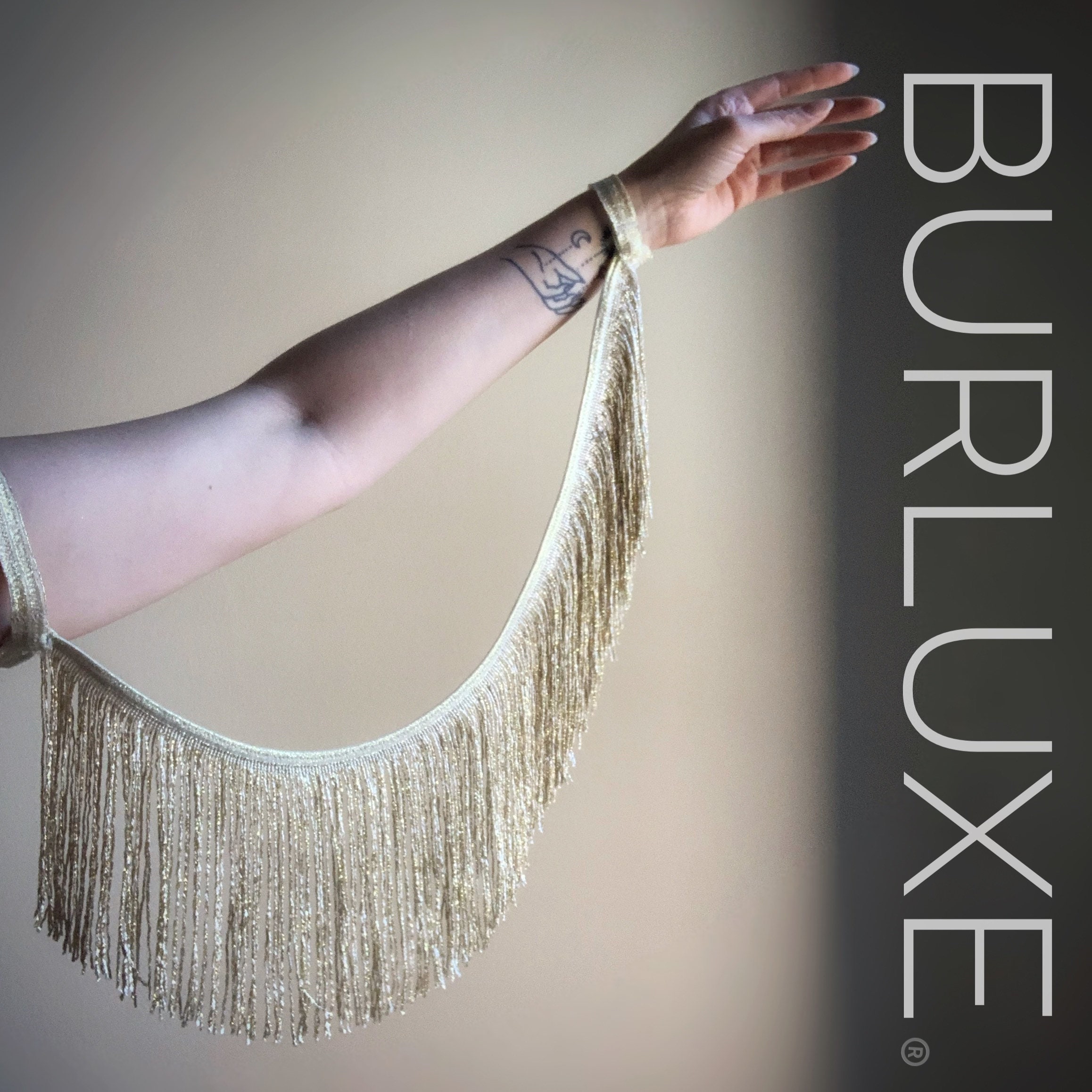 Orlaith Drape Arm Bands Delilah Classic Fringe Shimmy Pieces - Etsy ...